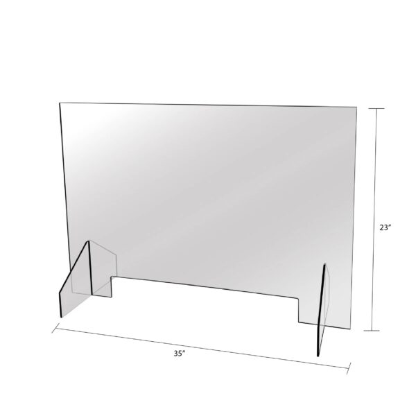 Acrylic Sneeze Guard 35"x23" | We Are Premier