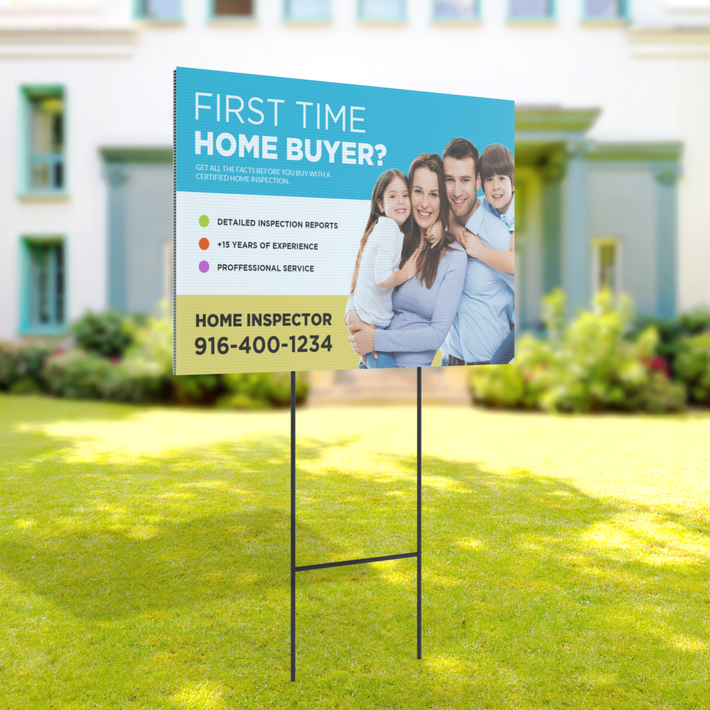 18" x 12" 4MM Coroplast Yard Sign | We Are Premier